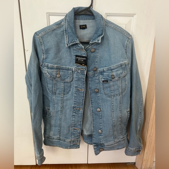 Lee | Jackets & Coats | Brand New Lightmedium Sunday Light Denim Jacket ...
